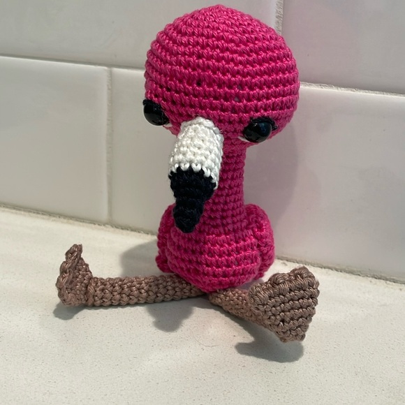 Hand Crafted | Toys | Handcrafted Flamingo Decor Amigurui Crochet ...